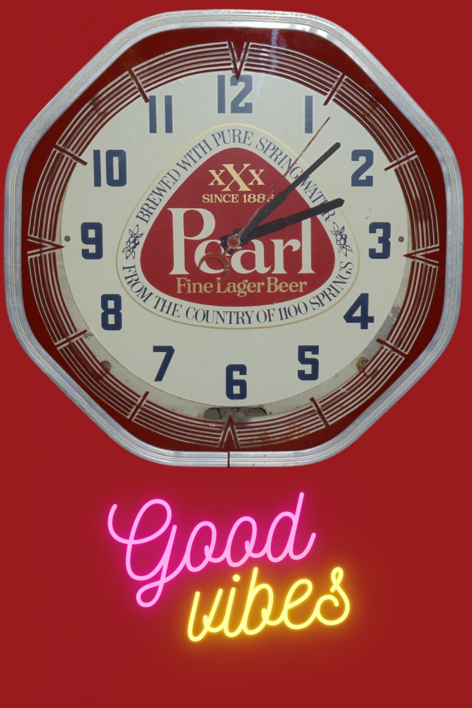 Pearl Beer Clock History - Texas Vintage Shop Directory