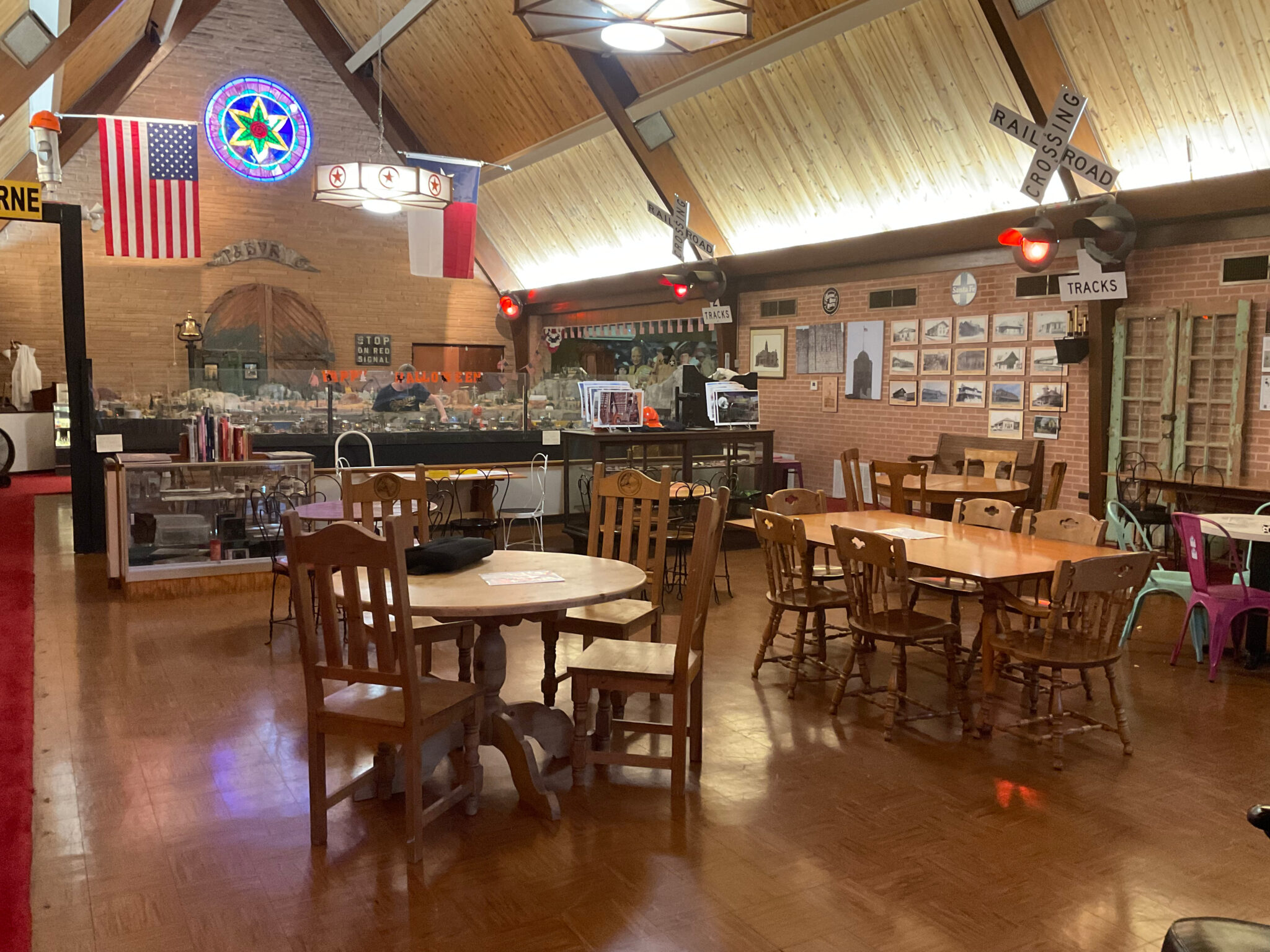 Dillon Depot in Cleburne, Texas old fashioned soda shop