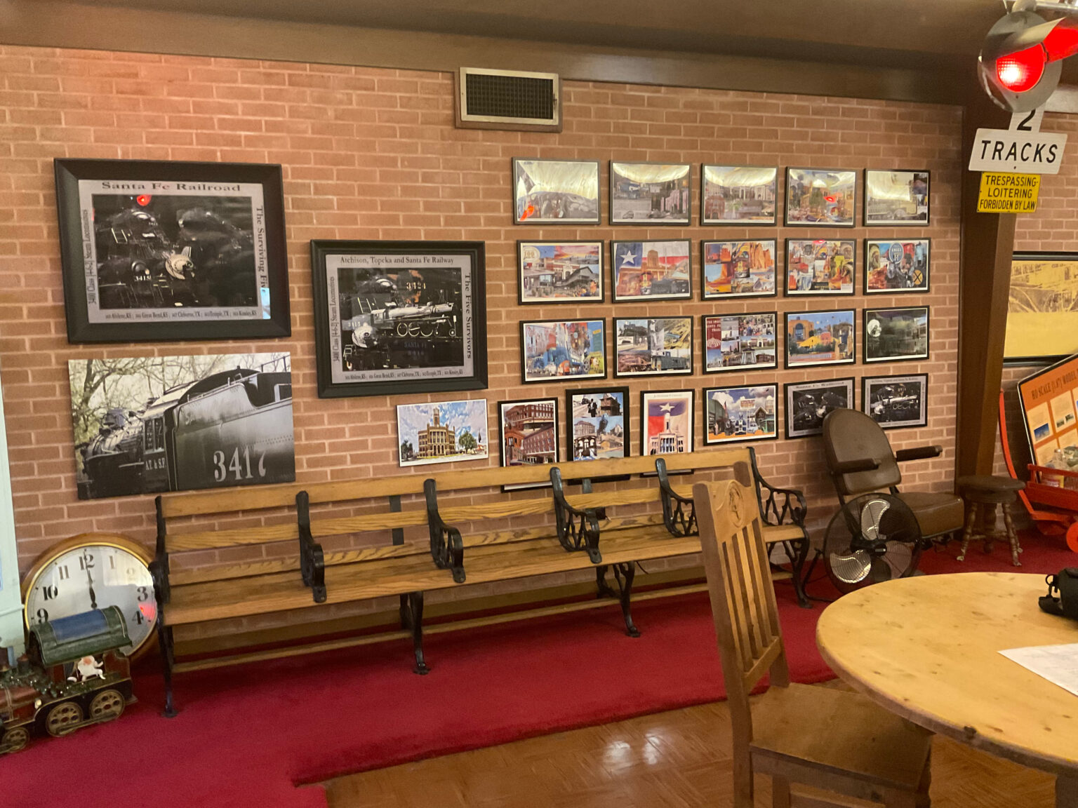 Dillon Depot in Cleburne, Texas old fashioned soda shop