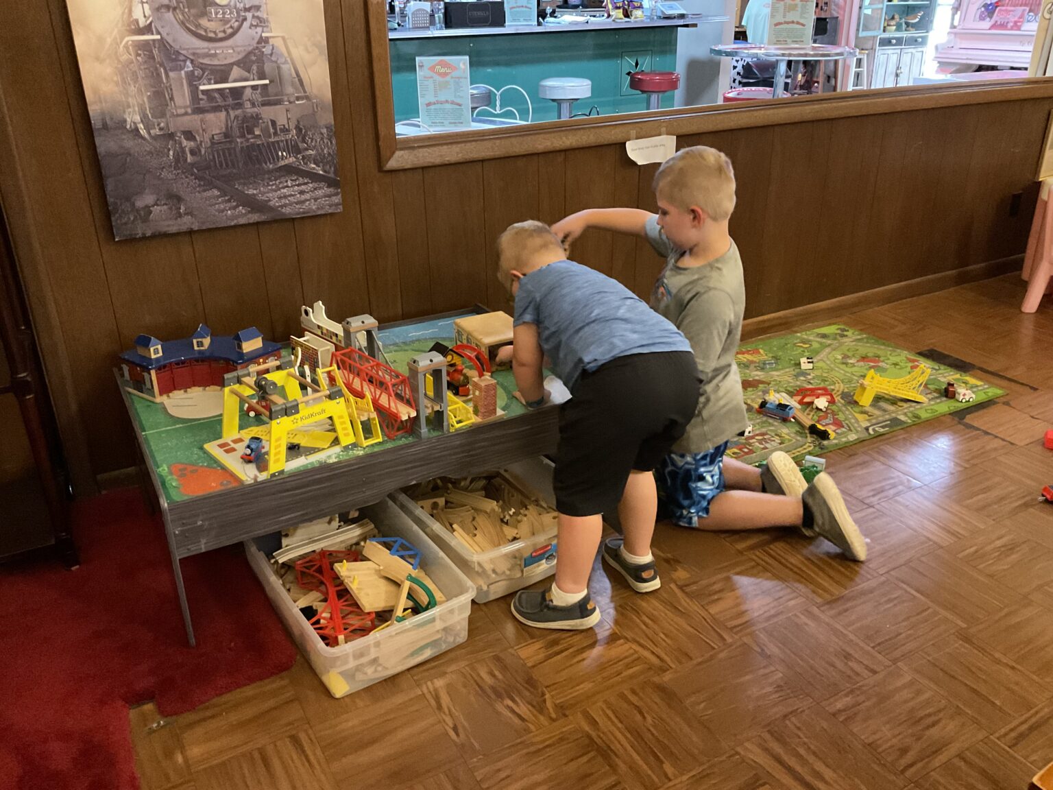 Dillon Depot in Cleburne, Texas old fashioned soda shop